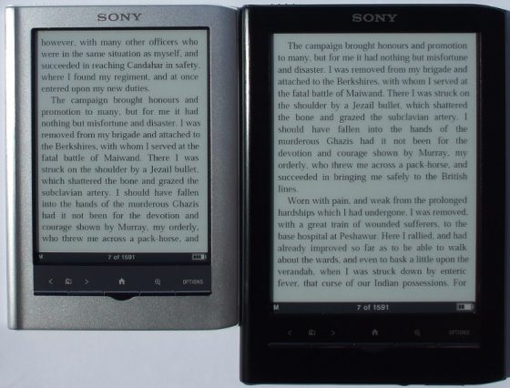 PRS-650 vs PRS-350: Sony Touch or Sony Pocket? | The eBook Reader