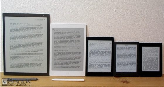 E Ink EBook Reader Screen Sizes Compared Video The EBook Reader Blog