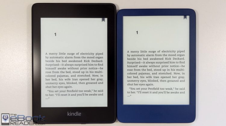 New Kindle vs Kindle Paperwhite 4 Comparison (Video)