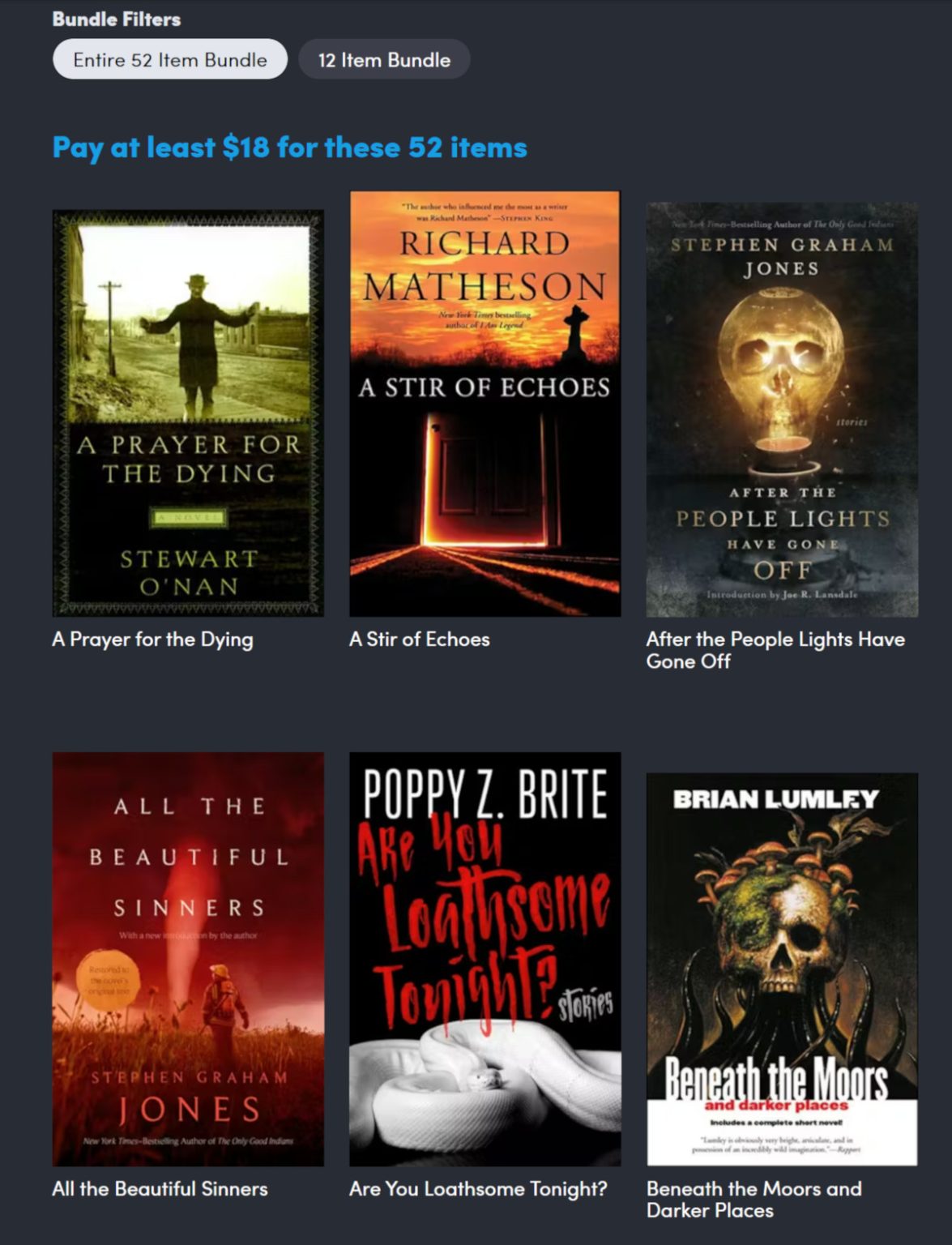 Humble Bundle Horror Deal: Get 52 DRM-Free eBooks for $18